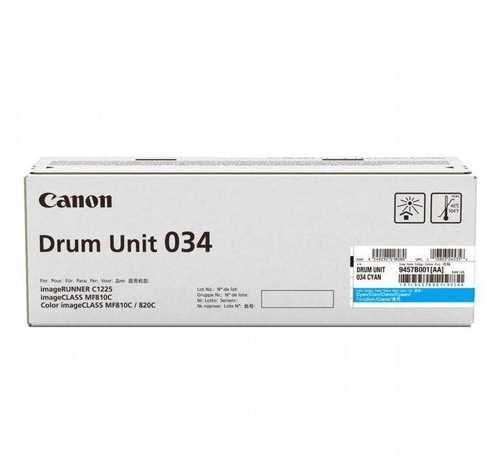 Барабан Canon Drum Unit 034 Cyan 118225