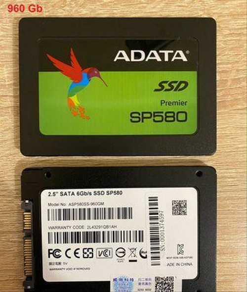 SSD диск 960 / 480 Gb Новые. A-Data