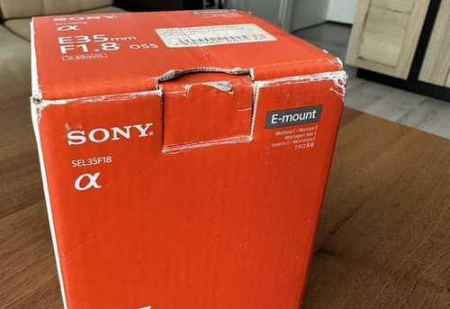 Sony e 35mm f 1.8