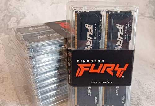 DDR4 32Gb 3200Mhz Kingston Fury Beast (Новые)