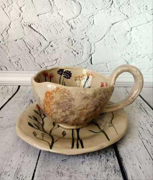 Чайный набор ручная работа керамика под заказ