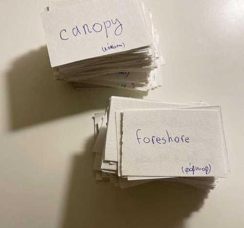 Карточки по английскому