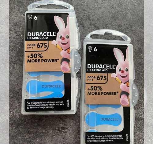 Батарейка слуховая Duracell