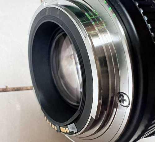 Объектив canon lens ef ultrasonics 50mm 1/4