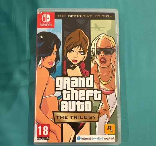 Игра GTA the trilogy Nintendo switch