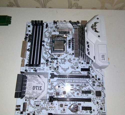 Плата asus TUF gaming Sabertooth Z170