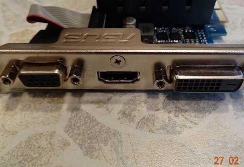 Видеокарта PCI-E Asus GeForce GT 710 Silent LP 1Gb