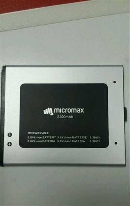 Аккумулятор Micromax Q421 Q409