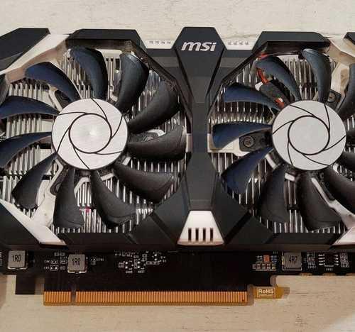 Видеокарта MSI GeForce GTX 1050 2GT OC на запчасти