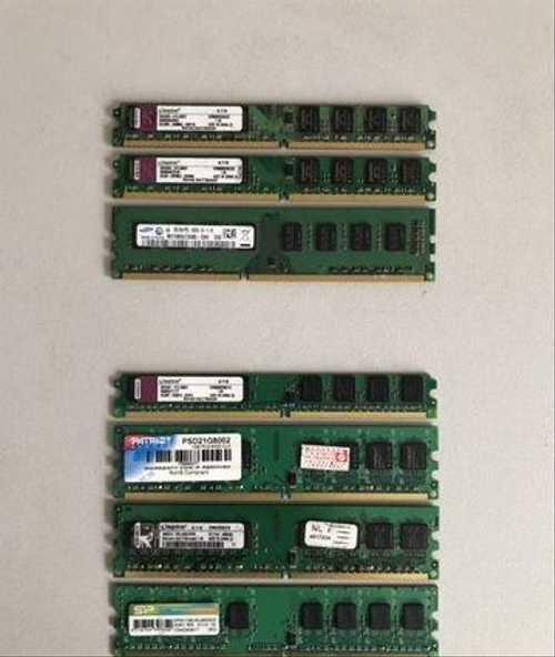 Оперативная память DDR2 1GB/2GB