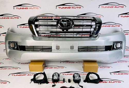 Бампер передний Toyota Land Cruiser 200 08-15