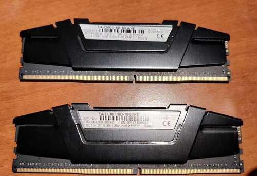 DDR4-3200 2x8Gb G.Skill RipjawsV (PC4-25600)