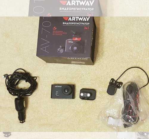 Видеорегистратор artway AV-701 4K GPS