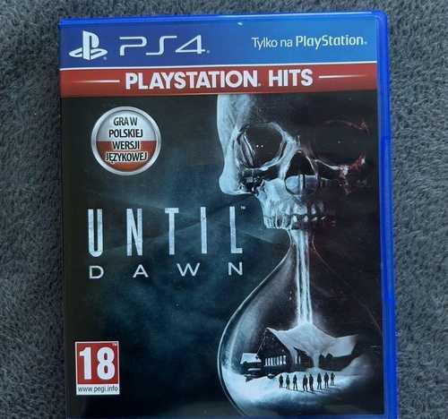 Диск на ps4 until dawn