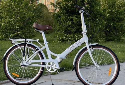Велосипед складной белый Shulz Krabi