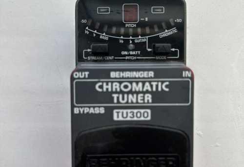 Гитарная педаль Behringer Chromatic Tuner TU 300