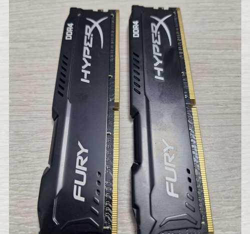 Оперативная память ddr 4 HyperX Fury 2x8gb (16gb)