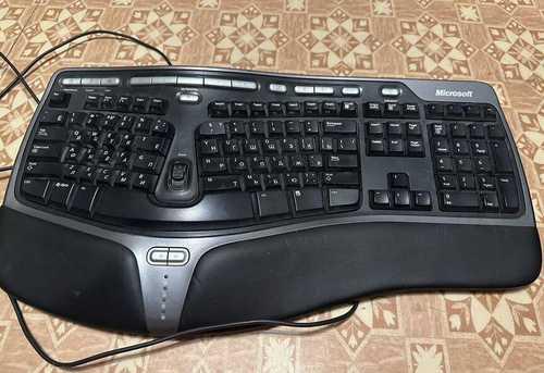 Игровая клавиатура Microsoft проводная