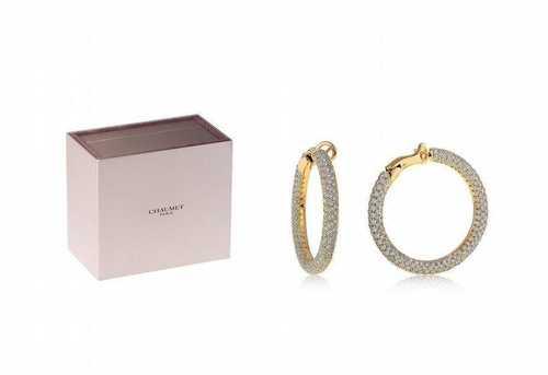 Золотые серьги с бриллиантами 4.50ct Chaumet