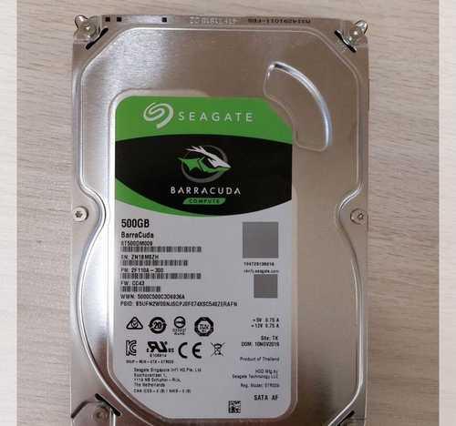 Seagate HDD 500 gb 3.5"