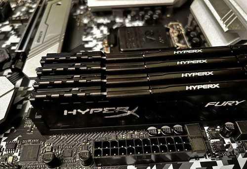 Память Fury Kingston HyperX dddr4 3000mhz