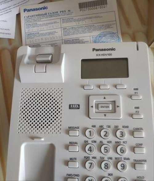 SIP Телефон Panasonic KX-HDV100-RU