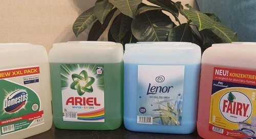 20л Ariel/Lenor/Fairy/Domestos Авито-Доставка