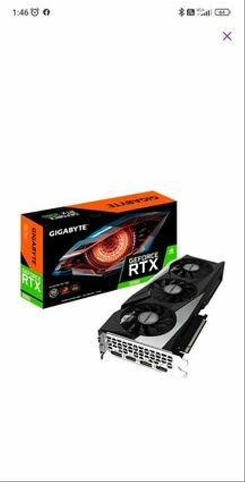 Видеокарта gigabyte GeForce RTX 3060 gaming OC 12G