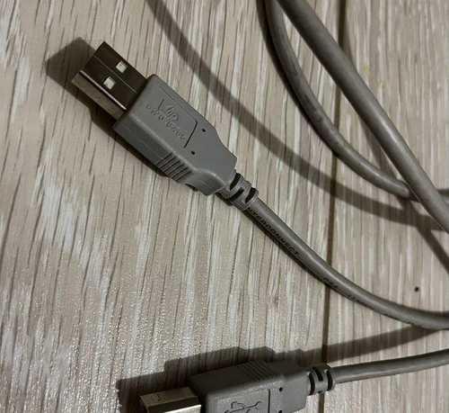 Кабель usb Awm ll a/b