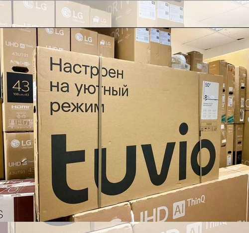 Новый Qled 50"127см Яндекс тв, Tuvio, Алиса