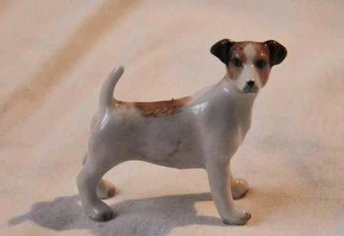 Лфз.Фигура миниатюра собака " Джек рассел тетьер"