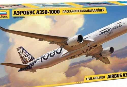 Авиамодель самолета Airbus A350-1000 сборная,новая