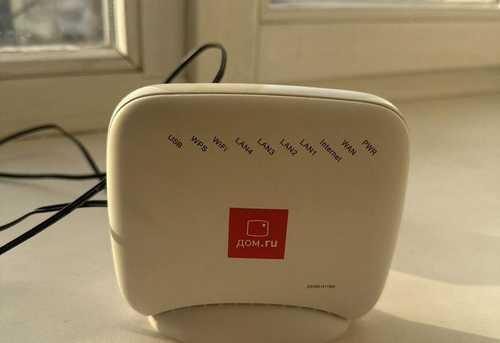 Wifi роутер дом ру