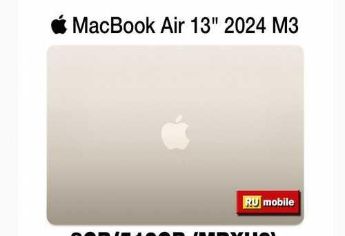 Apple MacBook Air 13" M3 8 GB / 512 GB mrxu3 Starl