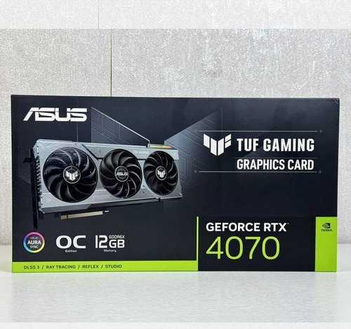 Новая RTX 4070 TUF Gaming Гарантия 3 года