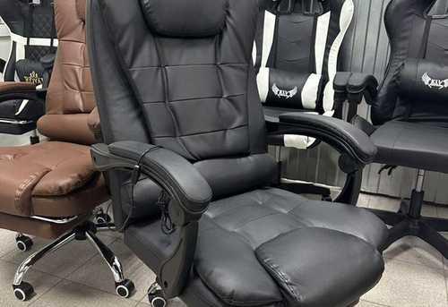 Офисное кресло black с массажем