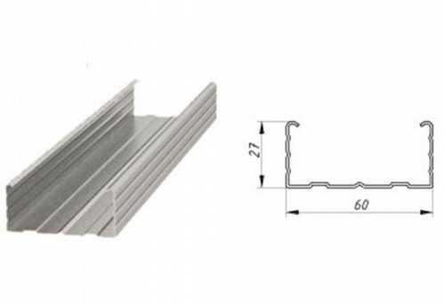 Профиль потолочный пп 60х27 albes Standard 0,5мм