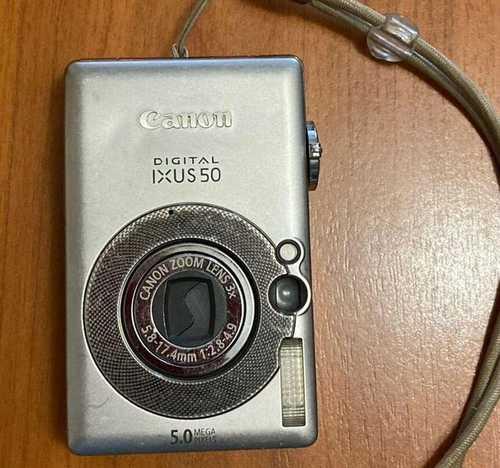 Цифровой фотоаппарат canon ixus 50