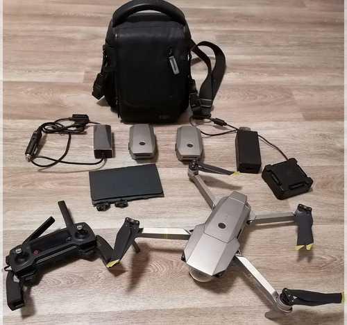 Квадрокоптер dji mavic pro platinum combo