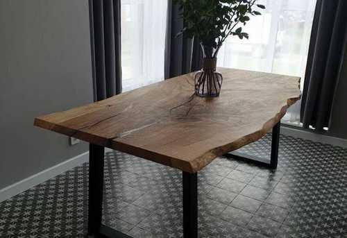Кухонный стол из дерева карагач