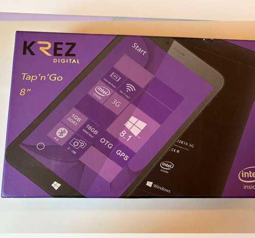 Планшет Krez TM802 на windows