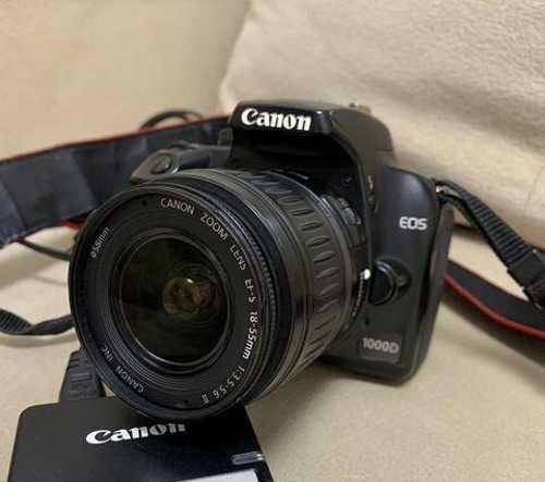 Фотоаппарат Canon 1000d + 18-55mm (под ремонт)