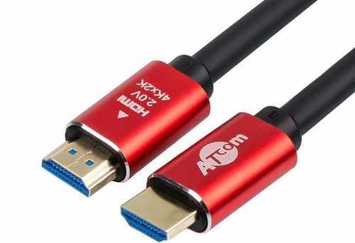 Кабель atcom (AT5940) Кабель hdmi 1М (Red/Gold, в