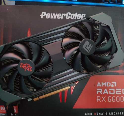 Видеокарта PowerColor AMD Radeon RX 6600XT, 8GB