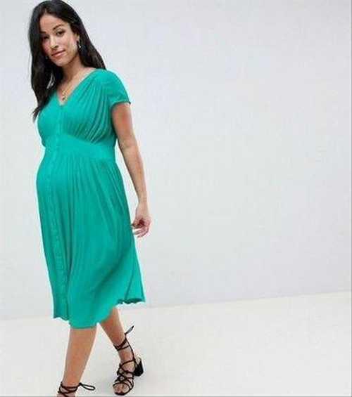 Новое платье S миди для беременных ASOS