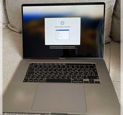 Ноутбук apple macbook pro 16 i7