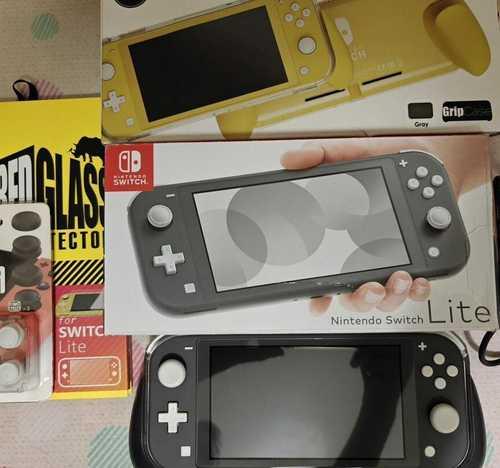 Nintendo switch lite прошитая  256гб сд карта