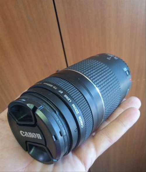 Объектив canon ef 75 300mm III как новый