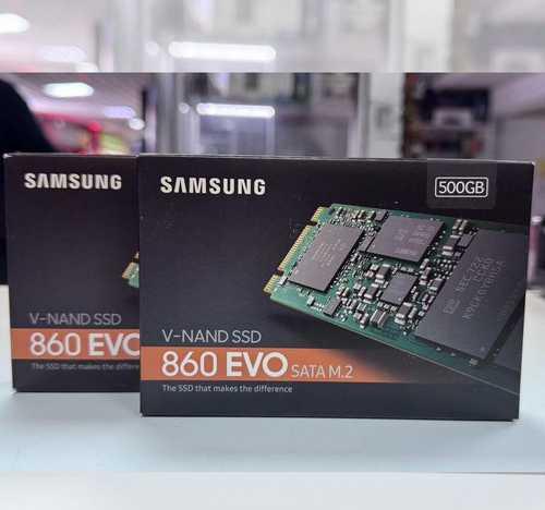 Новый SSD M.2 500 GB Samsung 860 EVO MZ-N6E500BW