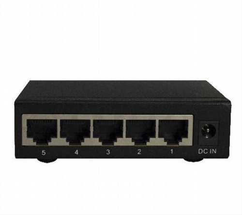 TSn-4P5S Tantos 5 портовый EthernetPassive PoE ком